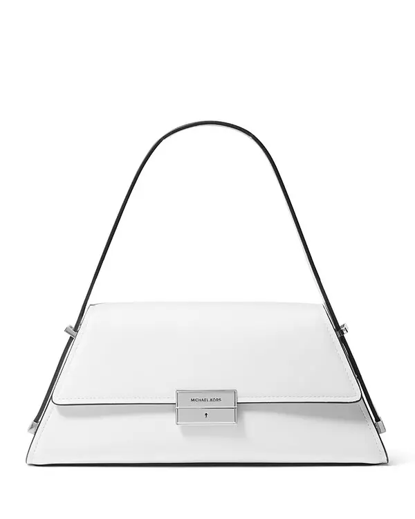 Michael Kors Ludlow Medium Convertible Shoulder Bag - Optic White