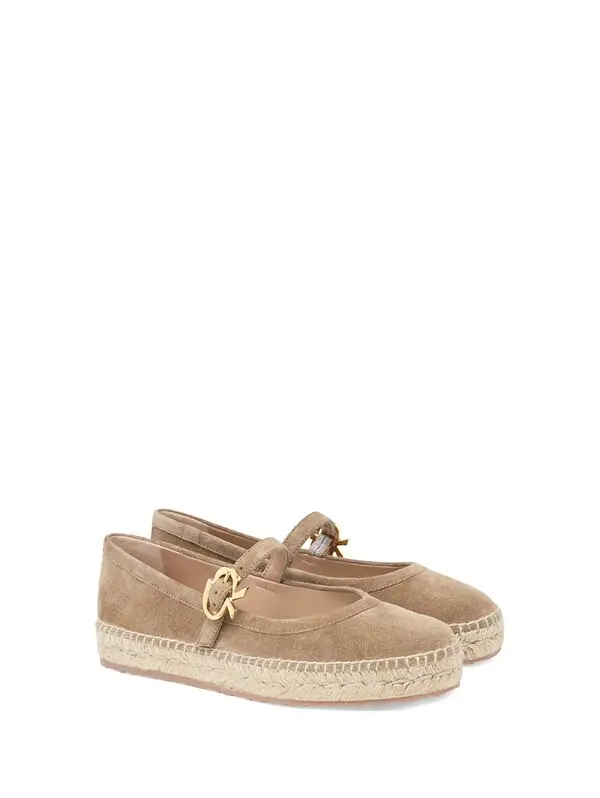 GIANVITO ROSSI Elda Sandals - Brown Suede