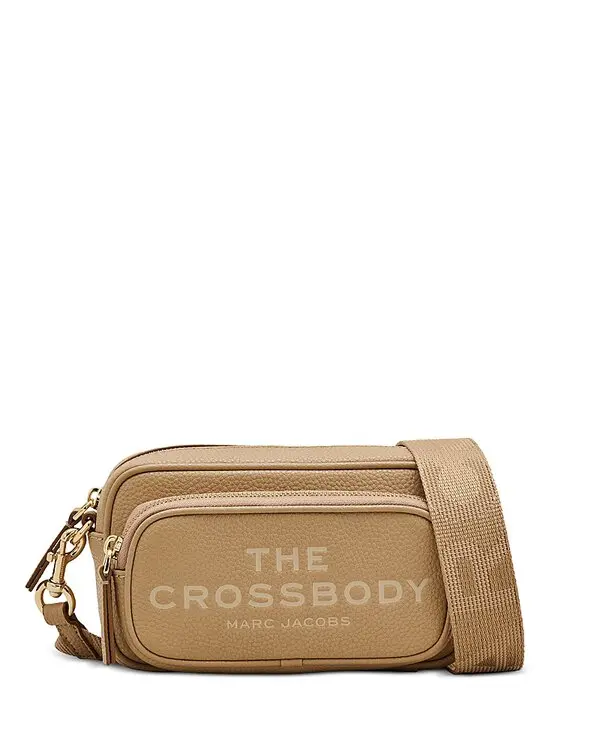 Marc Jacobs Leather Crossbody Bag - Camel