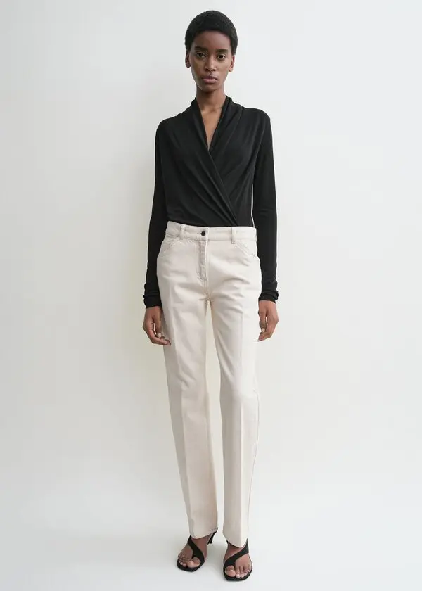 TOTÊME Five-pocket Low Slim Jeans
