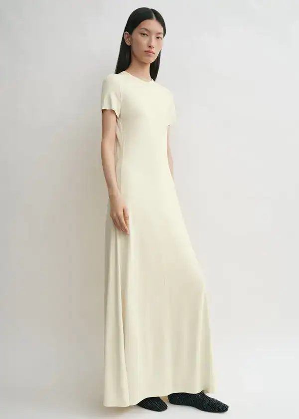 chinese dress ladies Fluid Jersey Dress