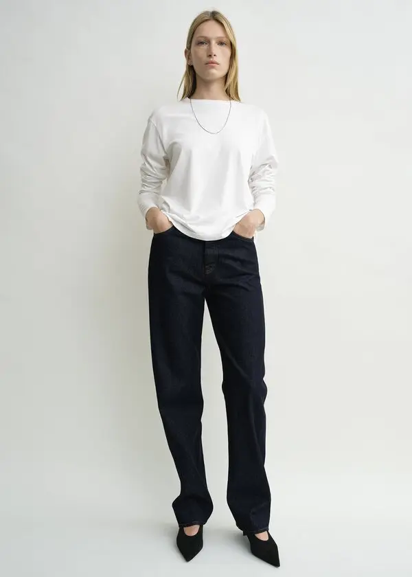 TOTÊME Twisted Seam Full-length Jeans
