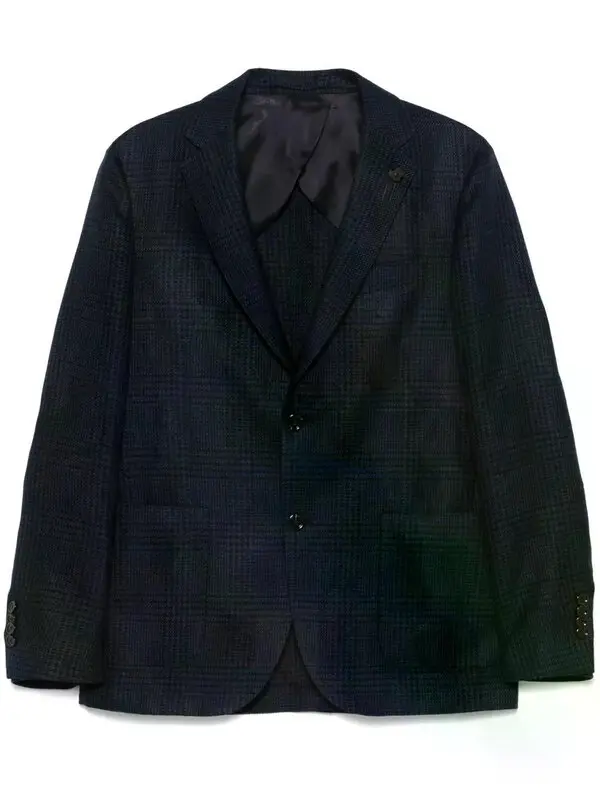 LARDINI Prince Of Wales-pattern Blazer