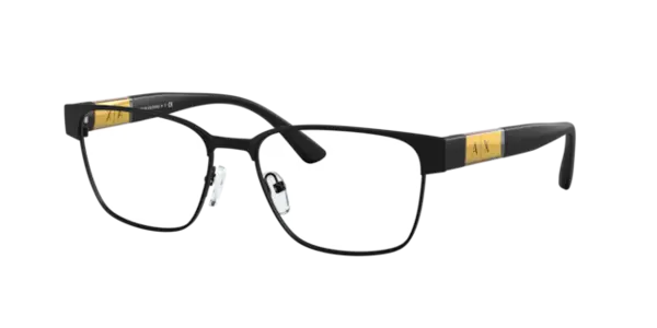 Armani Exchange Rectangle Eyeglasses - Matte Black