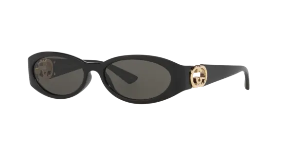 Gucci Oval Frame Sunglasses - Noir