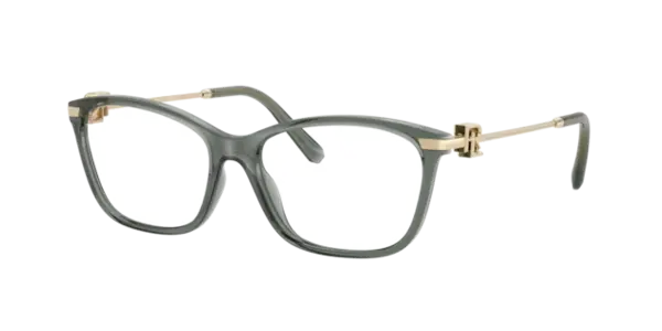 Ralph Lauren Rl6247u Eyeglasses - Shiny Transparent Army Green