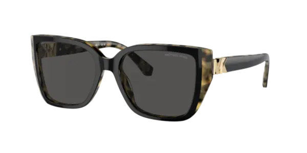 Michael Kors Acadia Sunglasses - Bi-layer Black,amber Tortoise