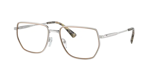 Michael Kors Irregular Eyeglasses - Shiny Silver