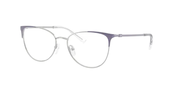 Armani Exchange Cat-eye Eyeglasses - Shiny Metallic Violet
