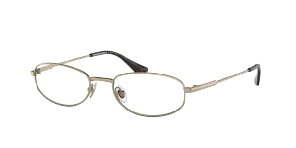 Brooks Brothers Oval Eyeglasses - Matte Gold