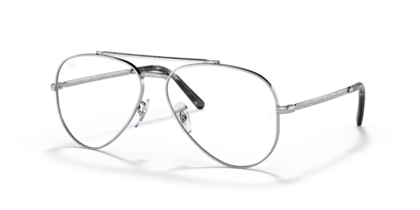 Ray-ban Full Rim Aviator Eyeglasses - Silver