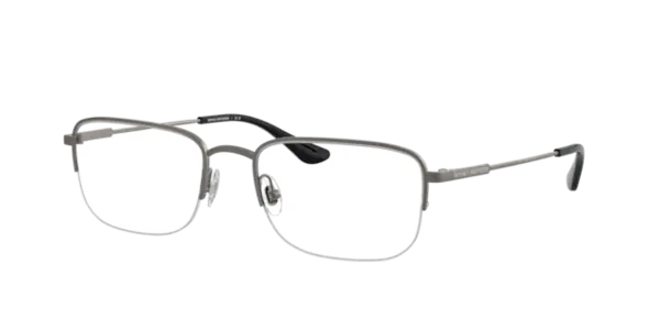 Brooks Brothers Rectangle Eyeglasses - Matte Gunmetal