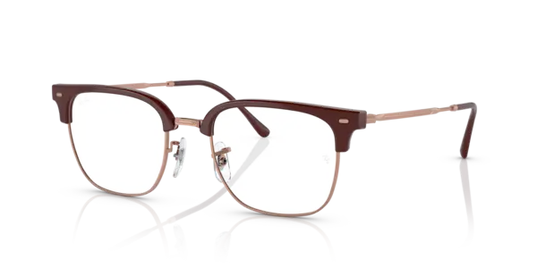 Ray-ban Eyeglasses - Burdeos Sobre Oro Rosa