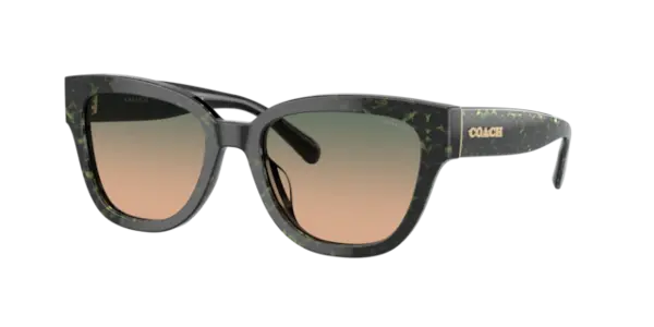 Coach Butterfly Sunglasses - Emerald Pearl Signature C