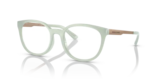 Armani Exchange Eyeglasses - Shiny Opaline Azure