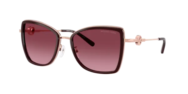 Michael Kors Butterfly Sunglasses - Rose Gold,cordovan