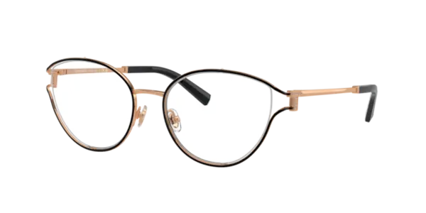Tiffany & Co. Oval Eyeglasses With Strass - Black On Rubedo