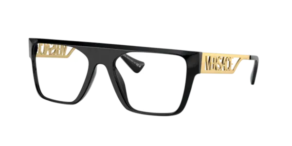 Versace Eyeglasses Full Rim Rectangle Frame