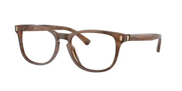 Brooks Brothers Eyeglasses With Bio Acetate Frame - Brown Horn Bio