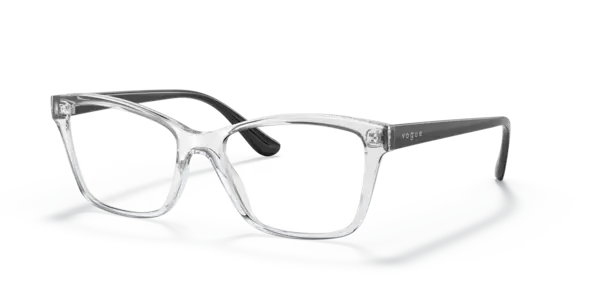 VOGUE EYEWEAR Full Rim Rectangle Eyeglasses - Traslúcido