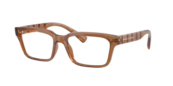 Armani Exchange Ax3116 Eyeglasses - Shiny Transparent Brown