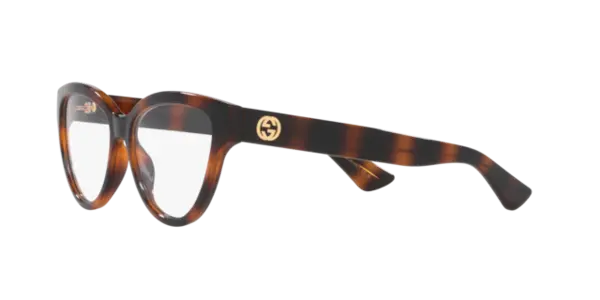 Gucci Full Rim Round Eyeglasses - Tortoise