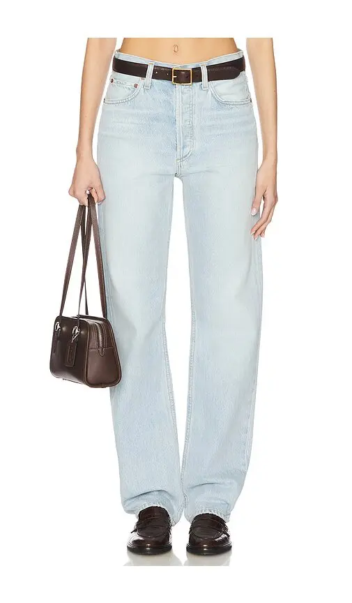AGOLDE Kelly High Rise Straight Jeans - Wave