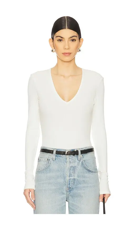 Citizens Of Humanity Helsa Deep V Bodysuit