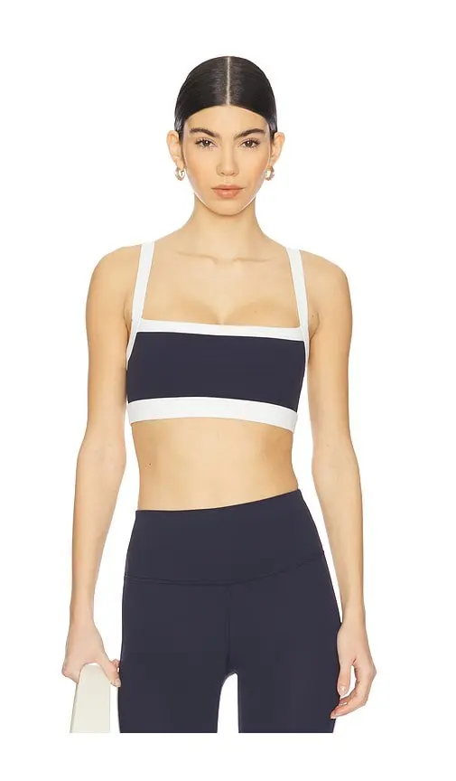 Splits59 Monah Rigor Bra In Black & White - Indigo & White