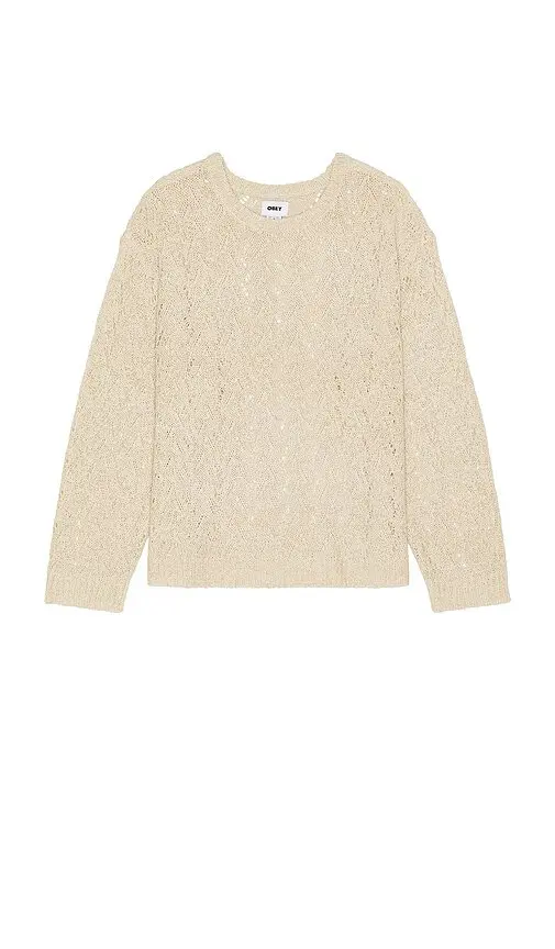 Obey Shimoda Tape Yarn Sweater