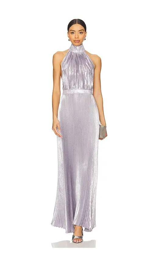 L'IDEE Eden Metallic Dress