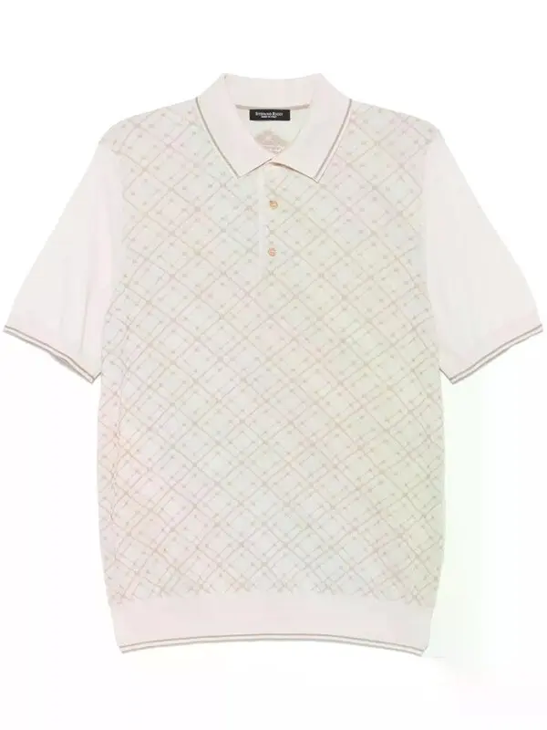 Stefano Ricci Patterned Polo Shirt - Neutrals