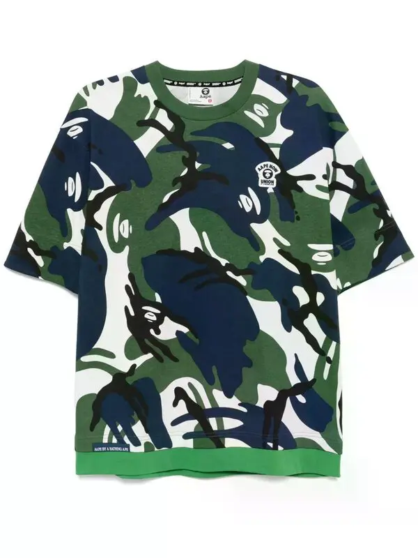 AAPE BY *A BATHING APE® Logo-patch T-shirt