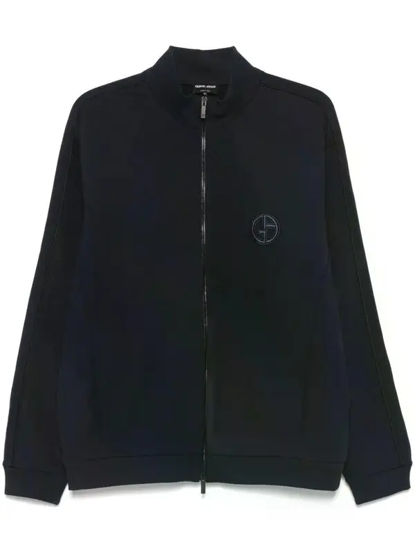 Giorgio Armani Logo-embroidered Track Jacket