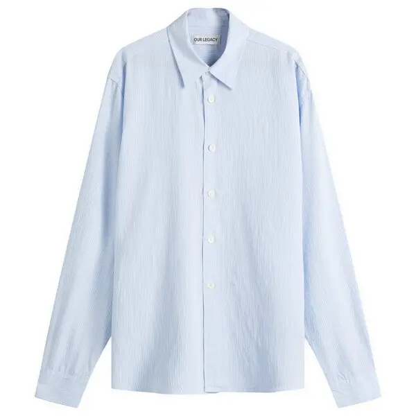 Our Legacy Beyond Shirt - Suave Stripe Holiday Viscose