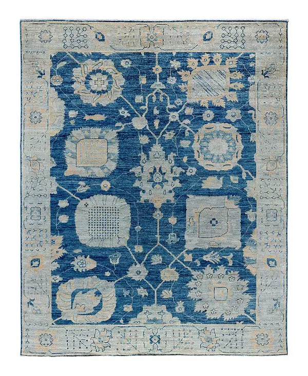 Bloomingdale'S Colorful Oushak M1945 Area Rug, 7'11 X 9'11 - Blue