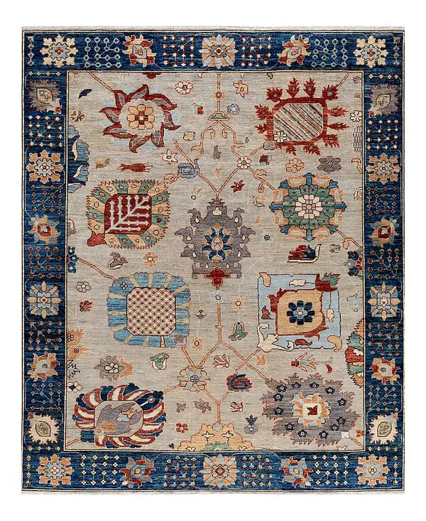 Bloomingdale'S Colorful Oushak M1945 Area Rug, 8'1 X 9'9