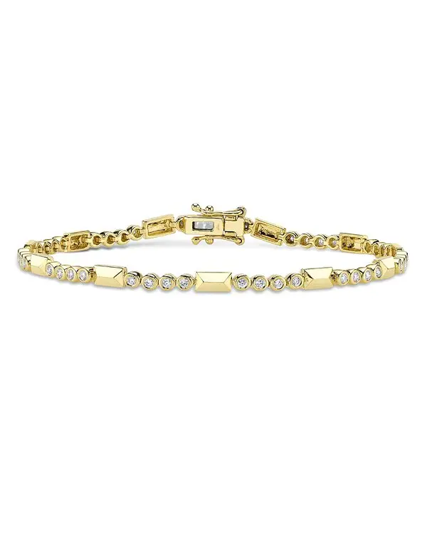 SHY CREATION 14k Yellow Diamond Bracelet
