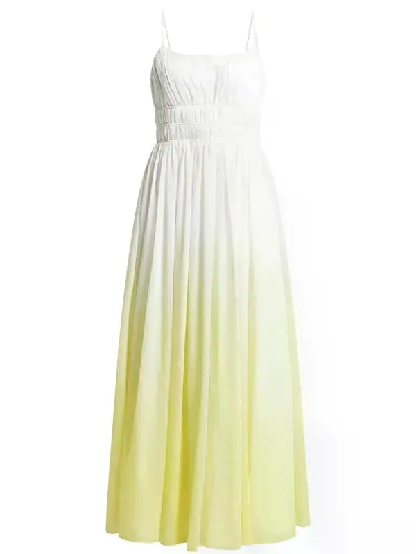 Aje Ruched-detail Maxi Dress