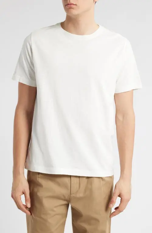 MERZ B. SCHWANEN Organic Cotton & Hemp T-shirt - White