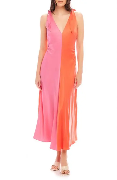 Fifteen Twenty Verity Colorblocked Maxi Dress