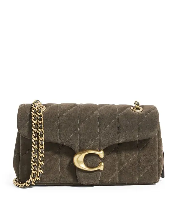 Coach Quilted Leather Tabby 20 Shoulder Bag - Green
