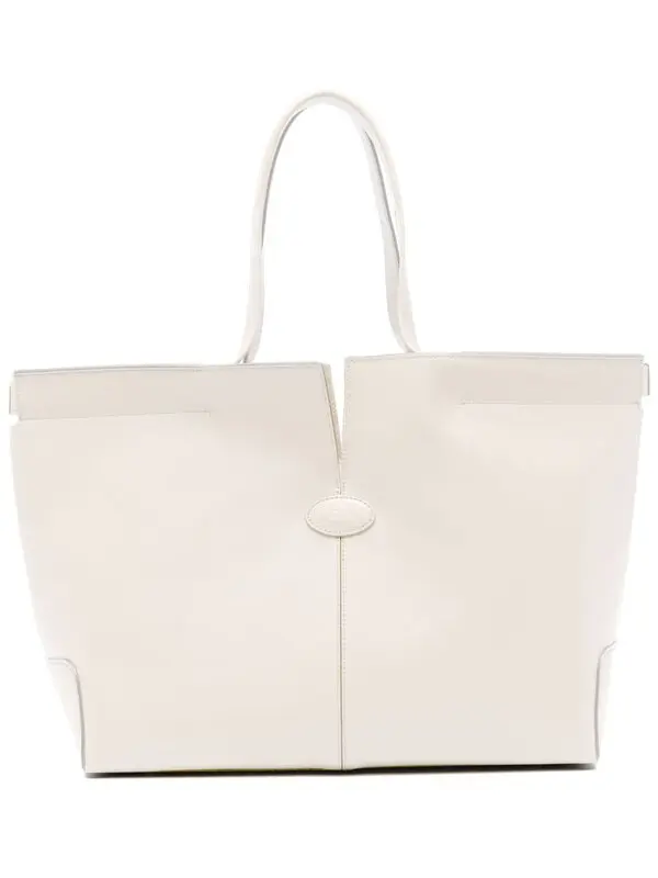 TOD'S Di Bag Folio Small Leather Tote Bag