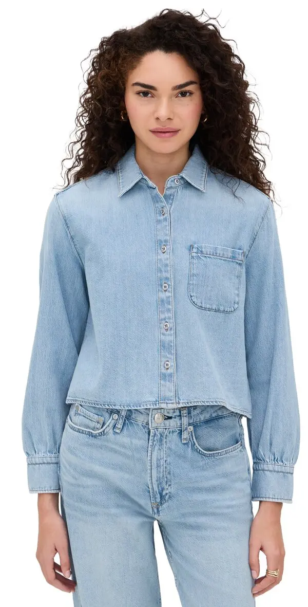 Rag & Bone Cropped Maxine Shirt