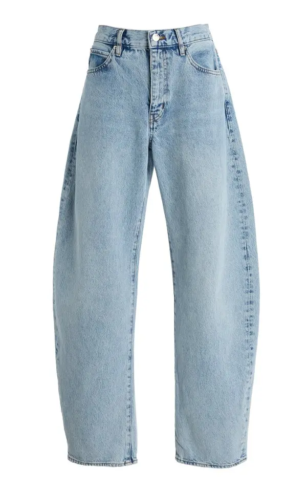 FRAME The Bubble Rigid High-rise Jeans - Medium Wash