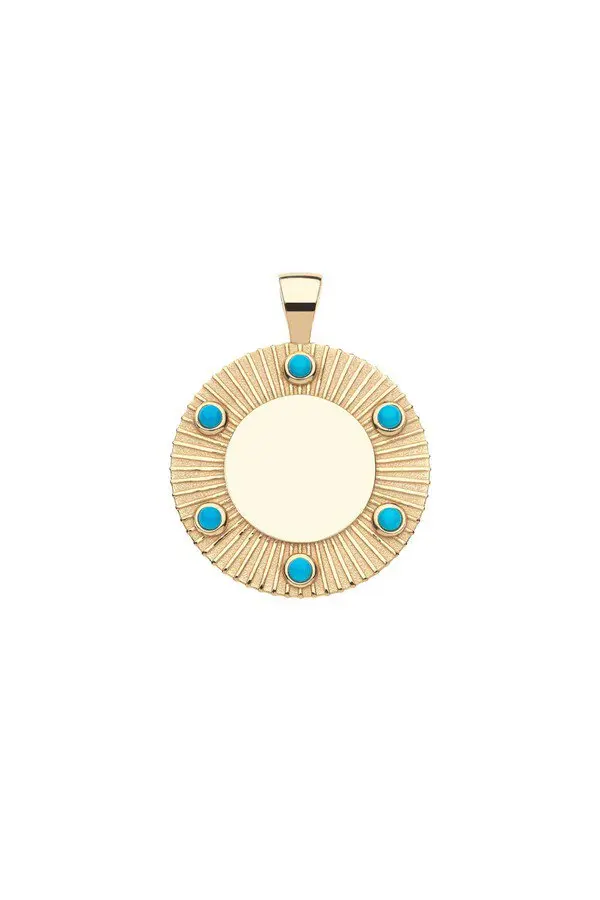 JANE WIN Forever Around The Sun Engravable Pendant