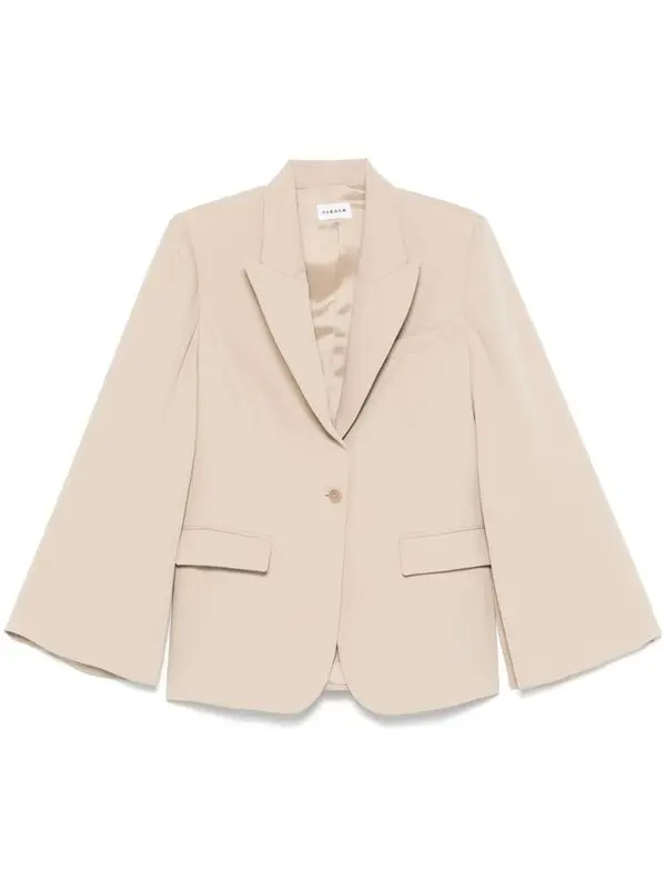 P.a.r.o.s.h Single-breasted Blazer - Beige