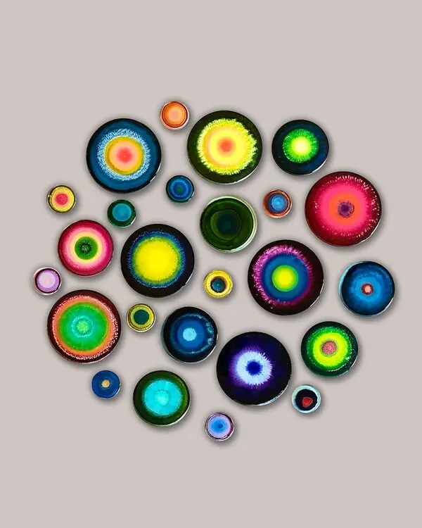RFA FINE ART Circle Agates Set 1 & 2