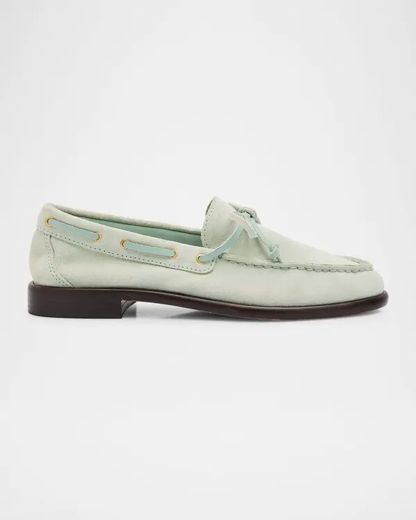 Rag & Bone Carter Suede Boat Loafers - Mcdamiasd