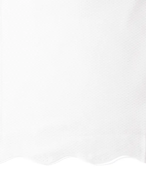 MATOUK Standard Lanai Pique Sham - White/white